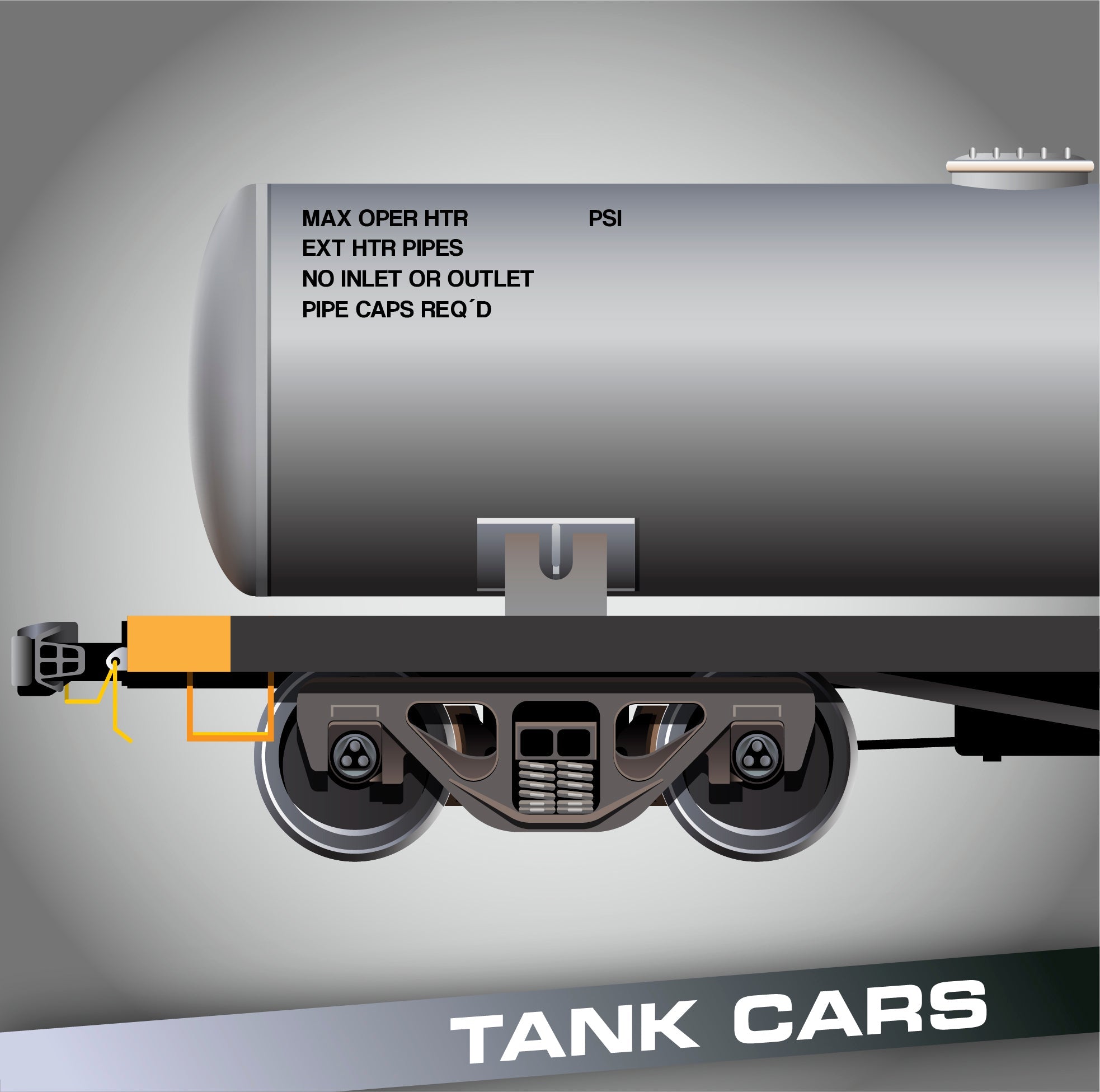 Tank Car Trains Decals – Train Stickers